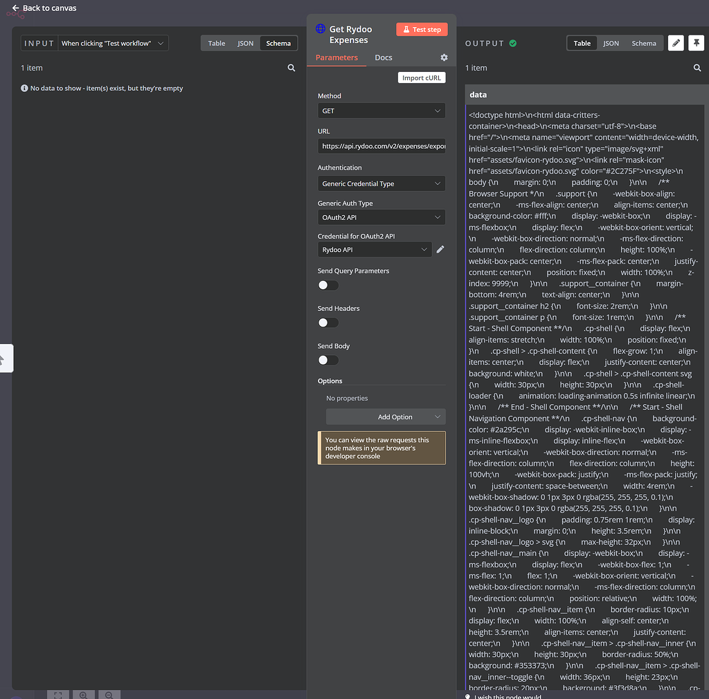Oauth2 authentication with Rydoo - Questions - n8n Community