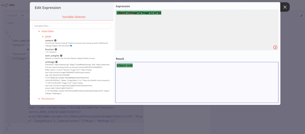 Access to a specific value of an object from previous Node - Questions - n8n Community