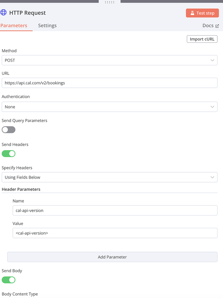 HTTP Request Node import Curl Command not working - Questions - n8n Community