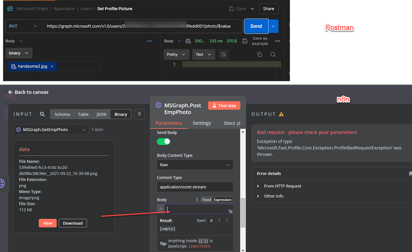 Unable to set JSON body as binary - Questions - n8n Community