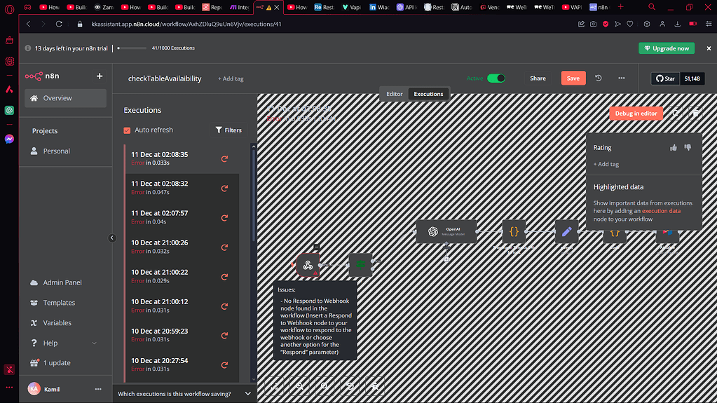 Problem with connecting Vapi to Webhook - Questions - n8n Community