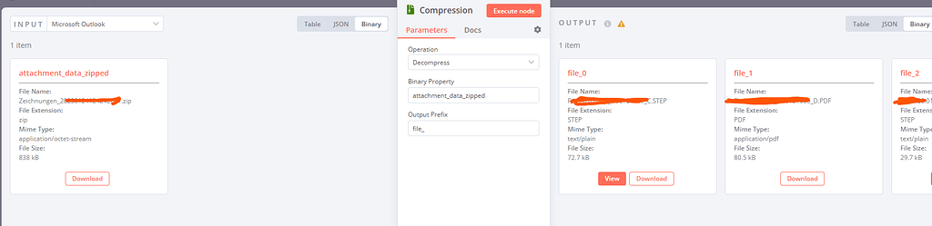 Process decompressed files - Questions - n8n Community