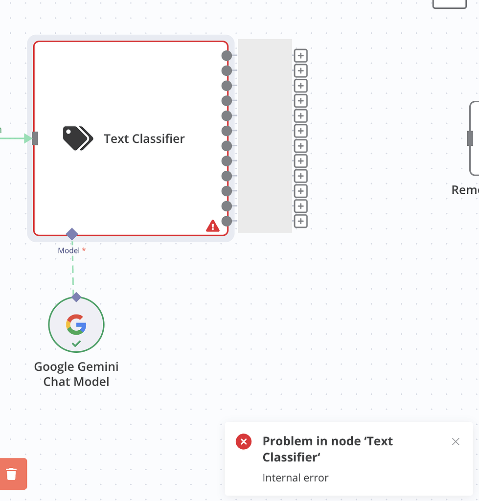 Text classifier is giving "internal error" - Questions - n8n