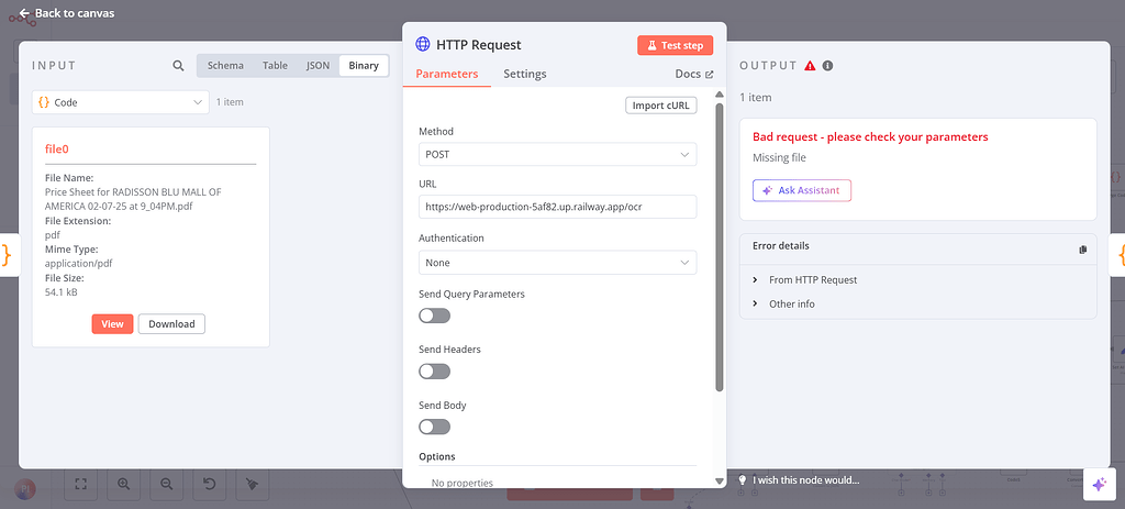Help Needed: Can't Send PDF File via HTTP Request to External API (2 Weeks Stuck!) - Help me ...