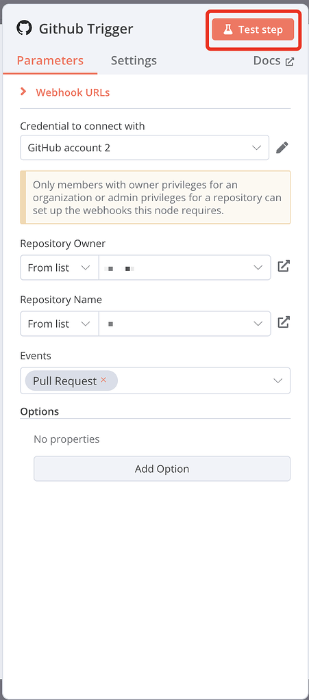 Github trigger on pull request created fails with pat - Questions - n8n Community