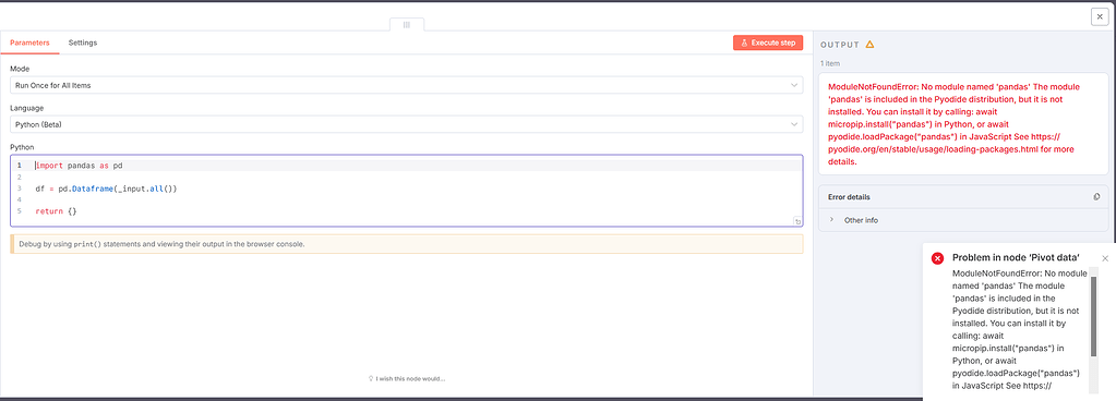 Python modules not being auto-installed - Questions - n8n Community