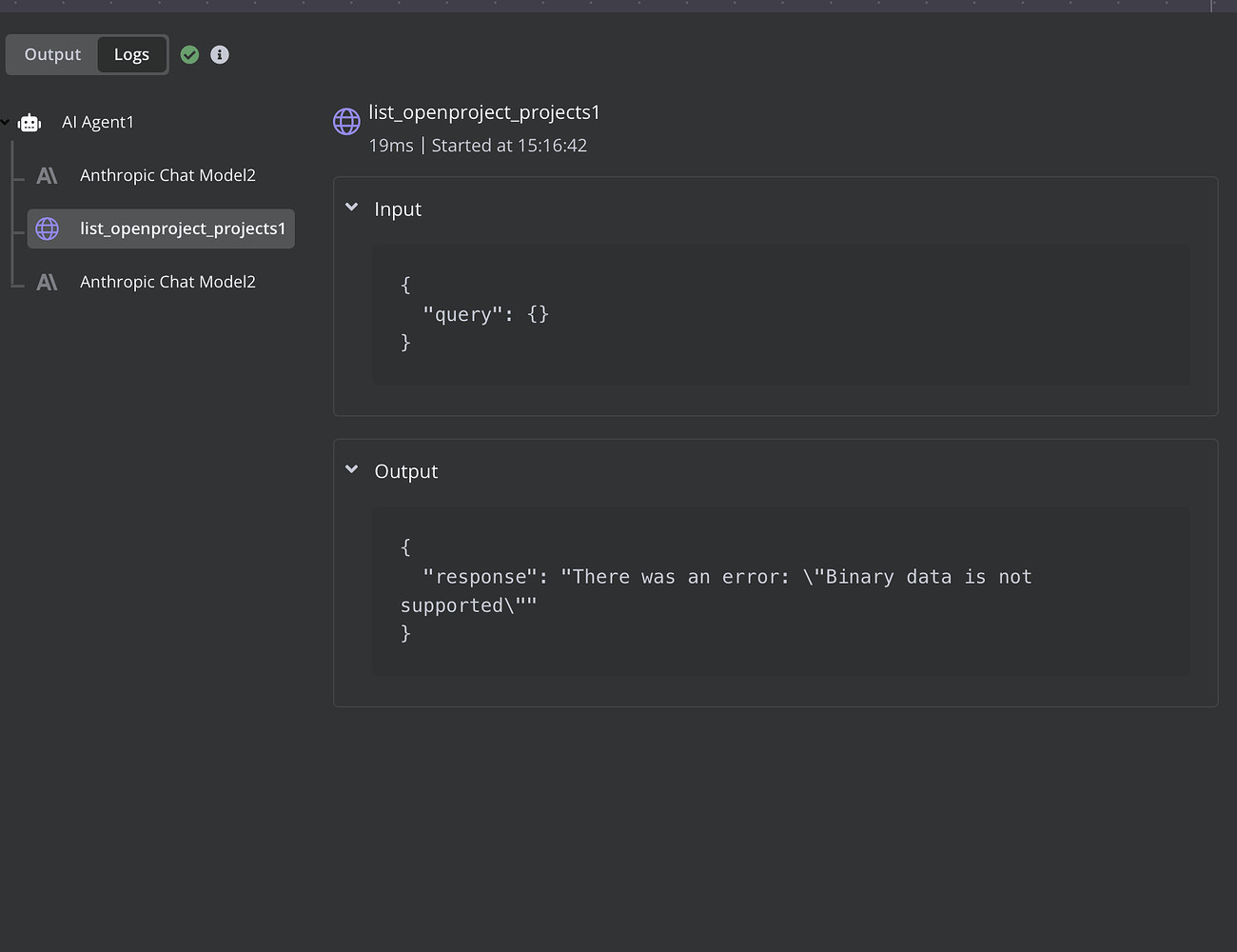 SubNode Code Tool With AI Agent Error: Expected String but Received ... SubNode Code Tool With AI Agent Error: Expected String but Received ...