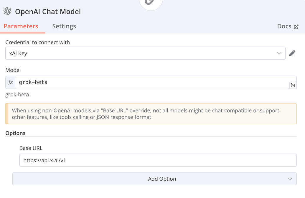 Grok xAI API? - Nodes - n8n Community