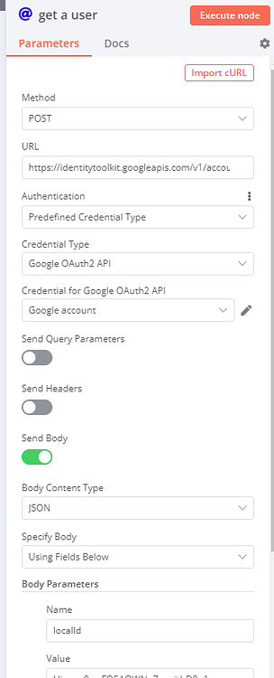 Firebase's Authentication section - how to connect - Questions - n8n Community