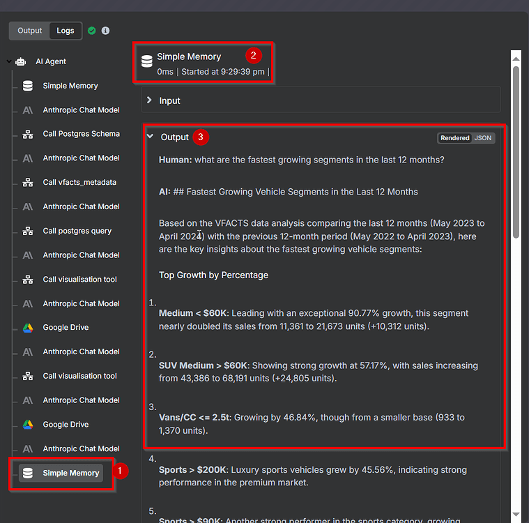 N8n hosted chat not showing ai agent output - Questions - n8n Community