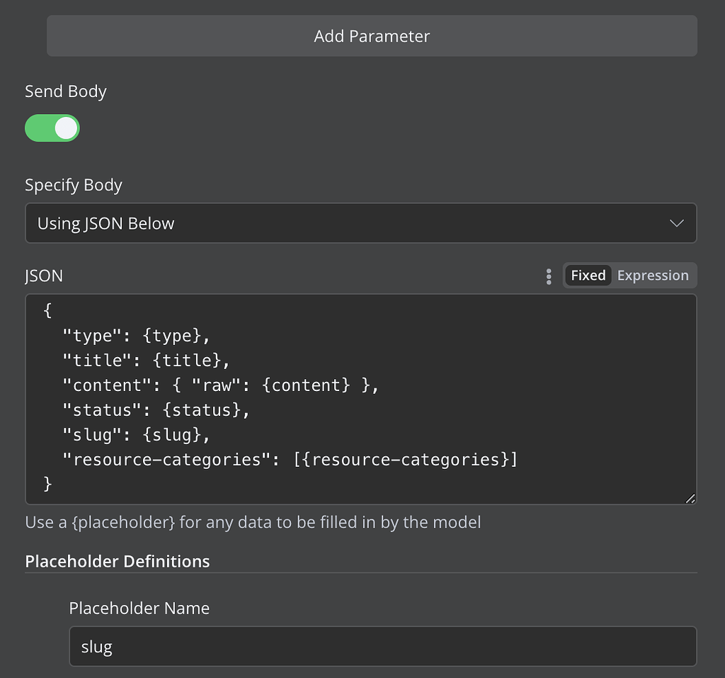 How to use placeholder definitions - Questions - n8n Community