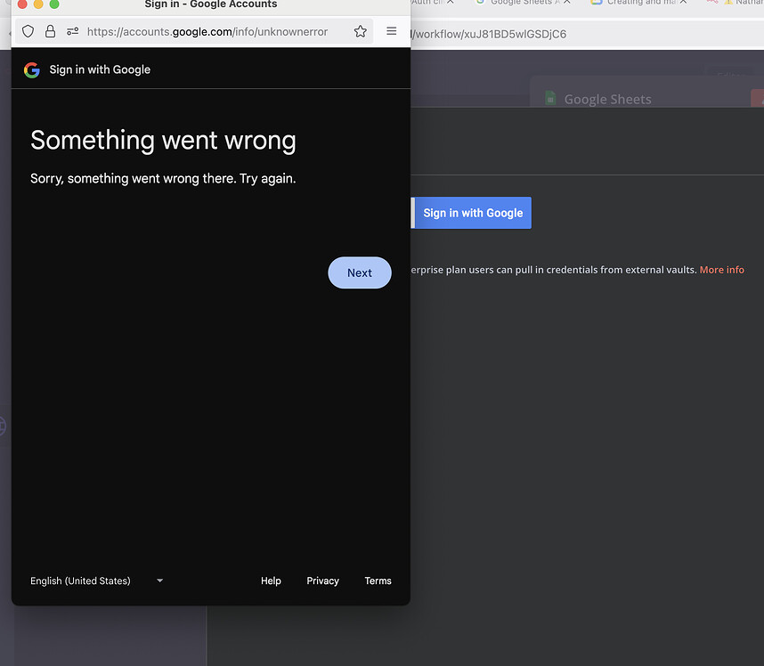 OAuth Redirect URL not showing up - Questions - n8n Community