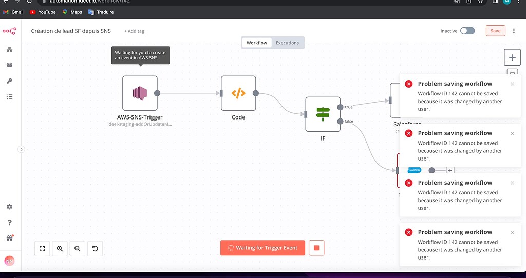 Workflow saving error - Questions - n8n Community