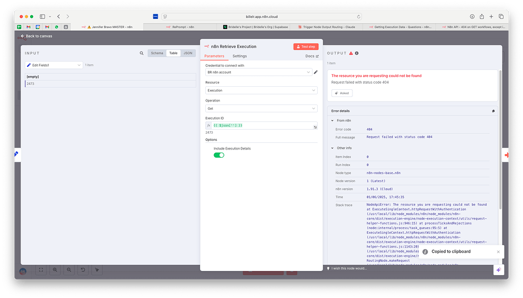 Getting Execution Data - Questions - n8n Community