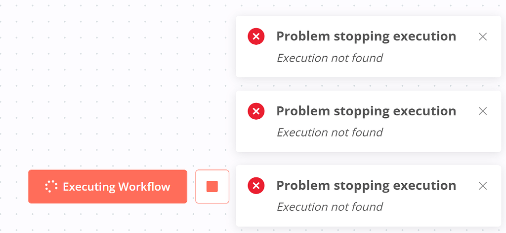 Sometimes I can't stop the process - Questions - n8n Community