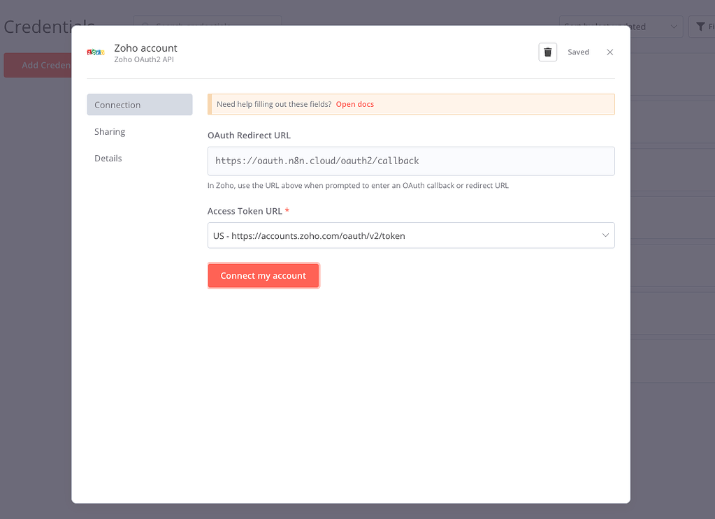 Zoho Authentification Error (Oauth) - Questions - n8n Community Zoho Authentification Error (Oauth) - Questions - n8n Community