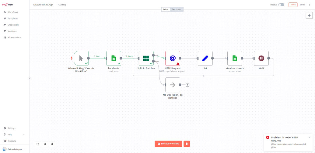 HTTP Request: HTTP Request: