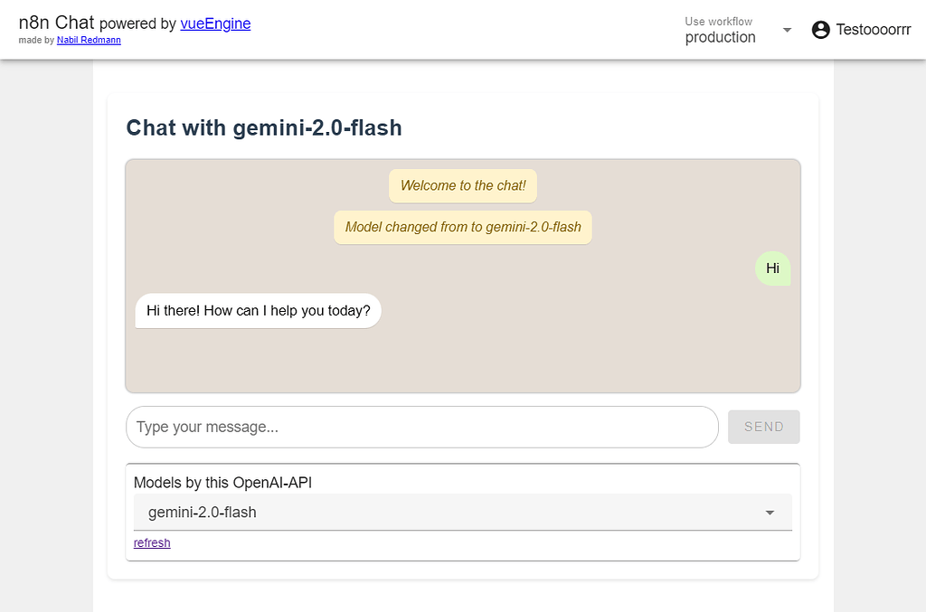 N8n Chat Interface WebApp as workflow with Vue3 (complete webesite with login) - Tips & Tricks ...