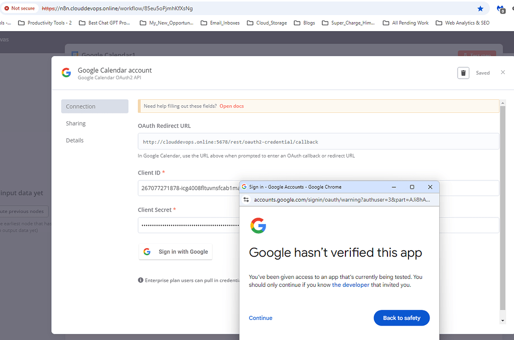 Google Verification Denied - Questions - n8n Community