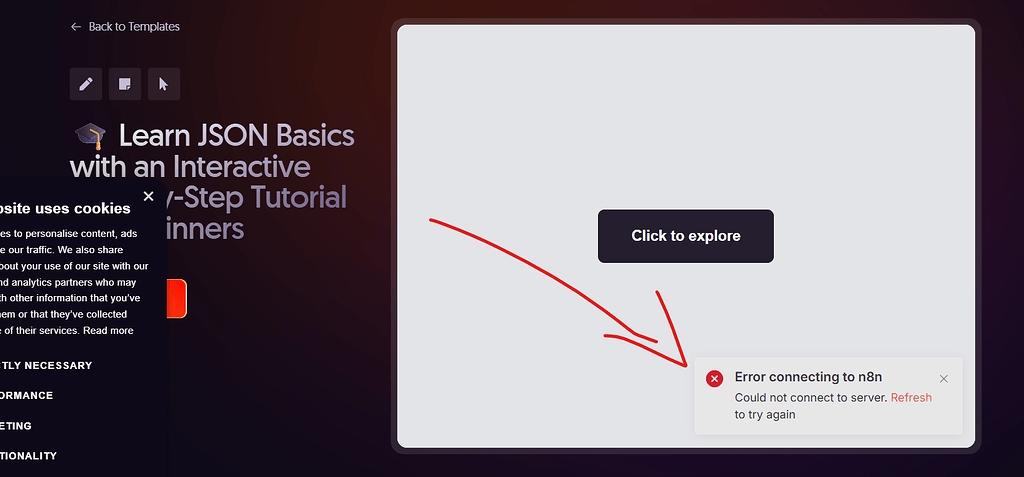 The webcomponent is not working - Questions - n8n Community