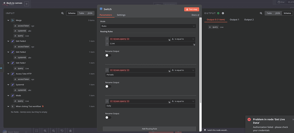 Switch node not passing through all values - Questions - n8n Community