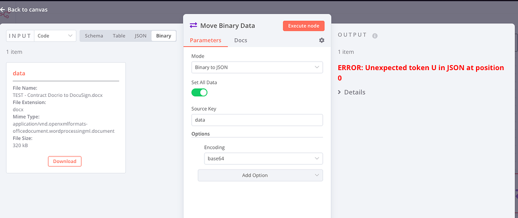 Converting docx file to base64 - Questions - n8n Community