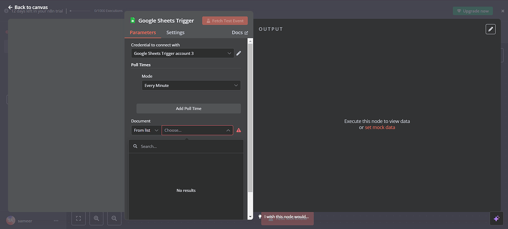 Issue with google sheet - Questions - n8n Community
