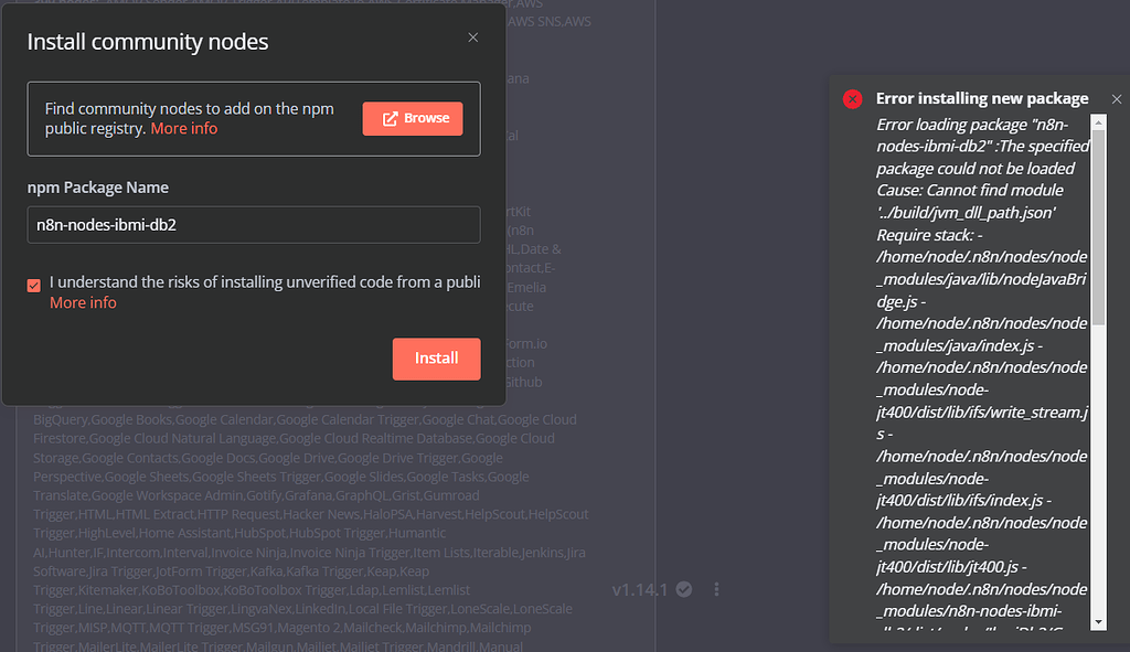Community node IBM DB2 - Questions - n8n Community