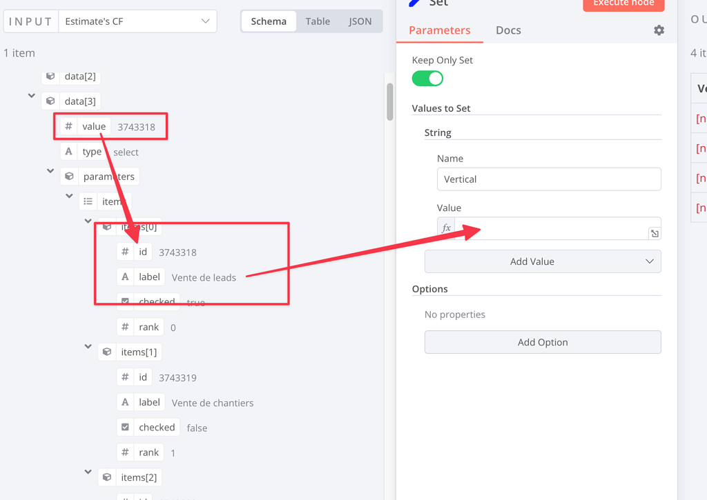 Look up for a specific value in a list of items - Questions - n8n