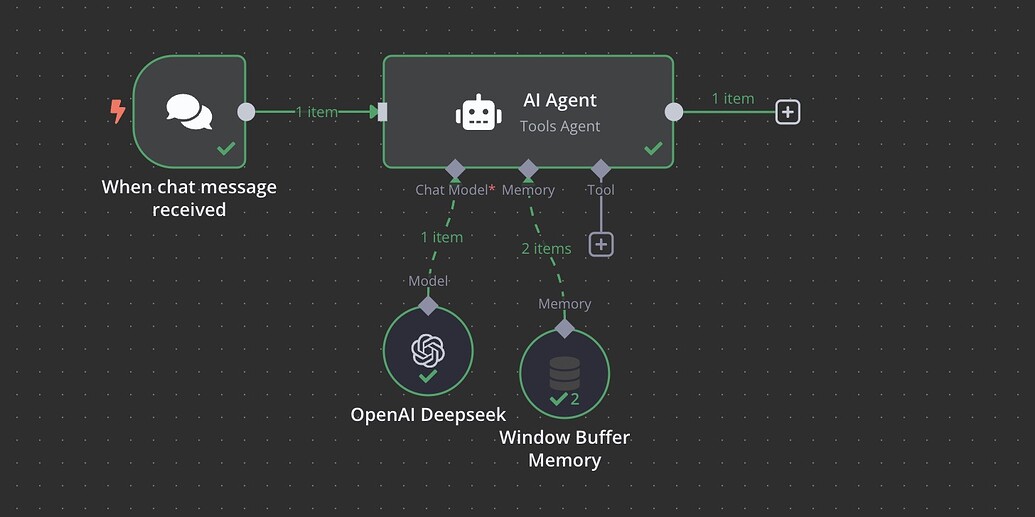 How to connect an http request or DeepSeek v3 as a chat model? - Questions - n8n Community