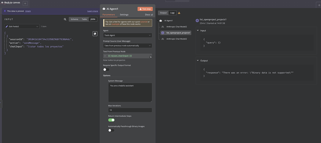 SubNode Code Tool With AI Agent Error: Expected String but Received ... SubNode Code Tool With AI Agent Error: Expected String but Received ...