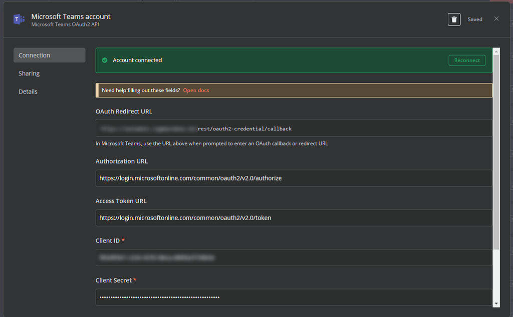 Error using Microsoft Teams node to create channel message: Failed to get license information ...