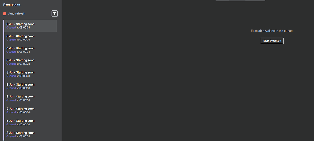 Problem stopping execution Cannot read properties of null (reading ‘data’) - Questions - n8n ...