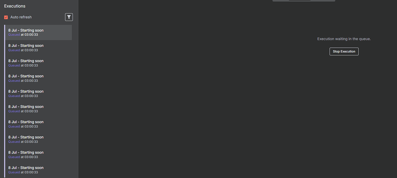 Problem stopping execution Cannot read properties of null (reading ‘data’) - Questions - n8n ...