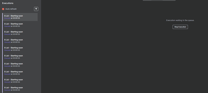 Problem stopping execution Cannot read properties of null (reading ‘data’) - Questions - n8n ...