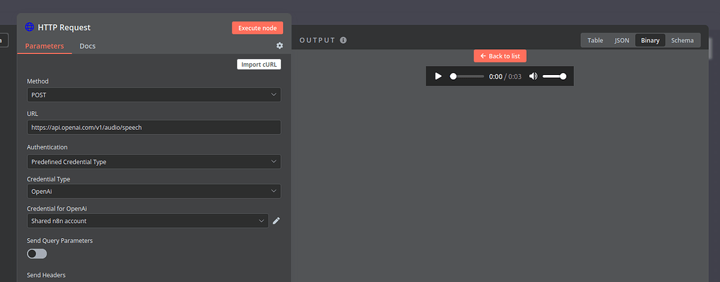 Text To Speech OpenAI - Questions - n8n Community