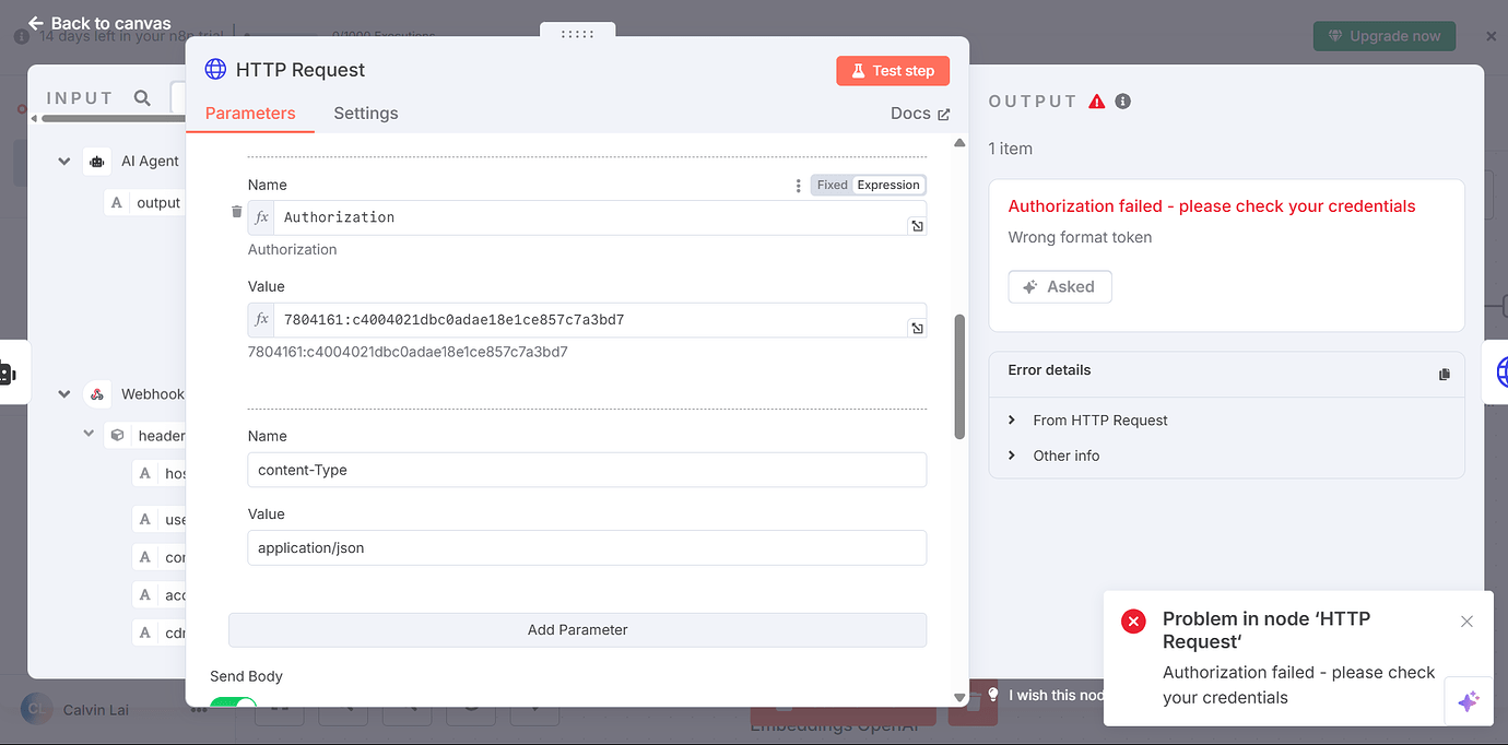 Error 401 Authorization failed - please check your credentials Wrong format token - Questions ...