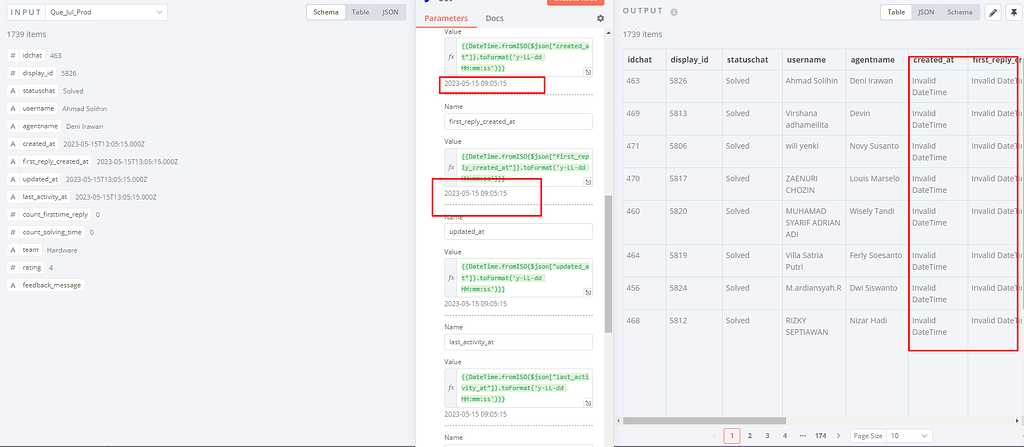 Invalid Date Time With Set Node Questions N8n Community 