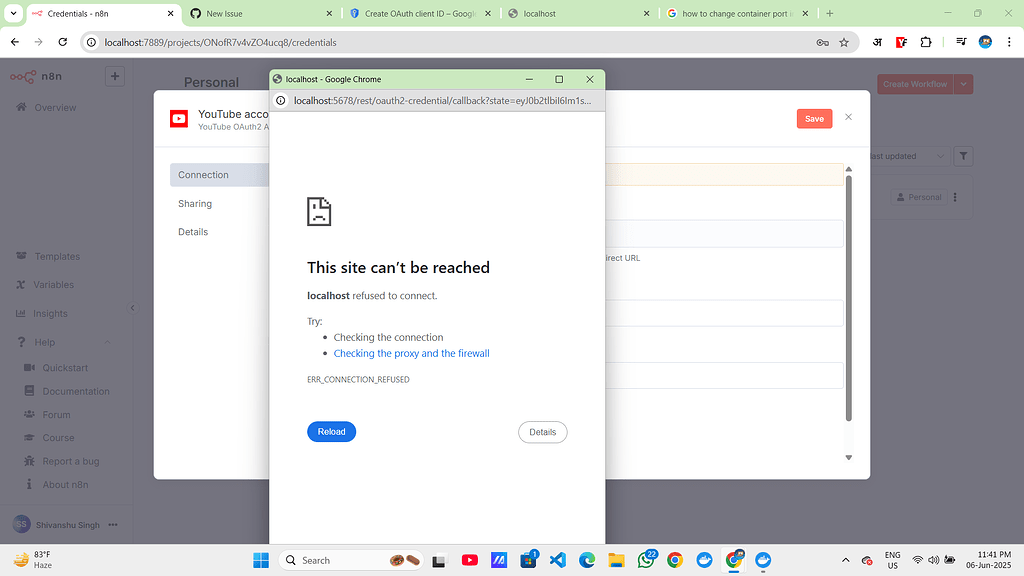 🚨URGENT! Can't access n8n on host_port : 5678 while accessing it on other ports interferes ...