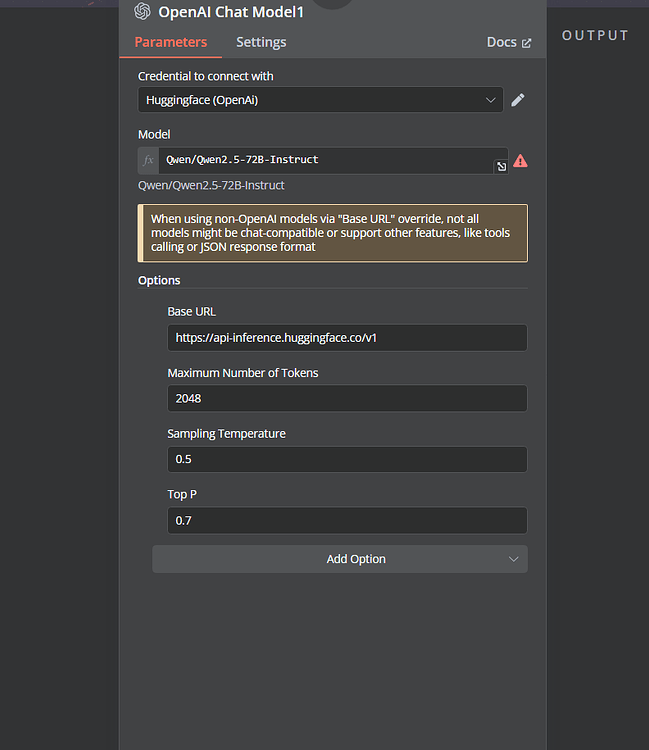 How Should I Use Huggingface Inference Api With Ai Agent Questions N8n Community