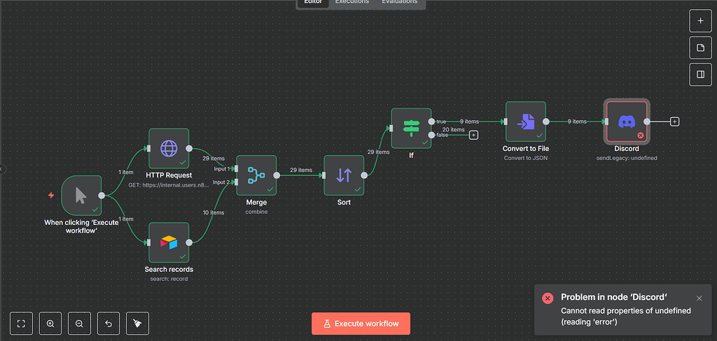 Cannot read properties of undefined (reading 'error') In Level 2 course. Discord Node ...