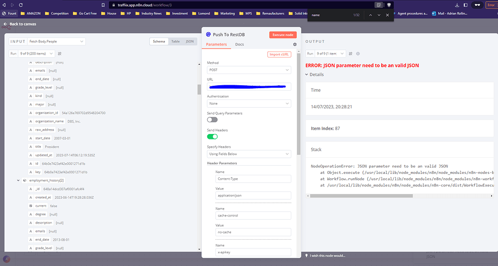 ? ERROR: JSON parameter need to be an valid JSON? - Questions - n8n Community