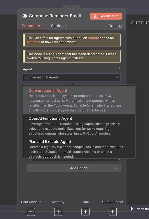 My Tools agent in my AI agent node is missing - Questions - n8n Community