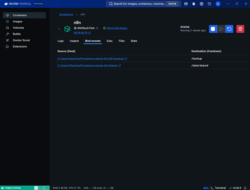 Accessing system folder in the Self-hosted AI starter kit - Questions - n8n Community