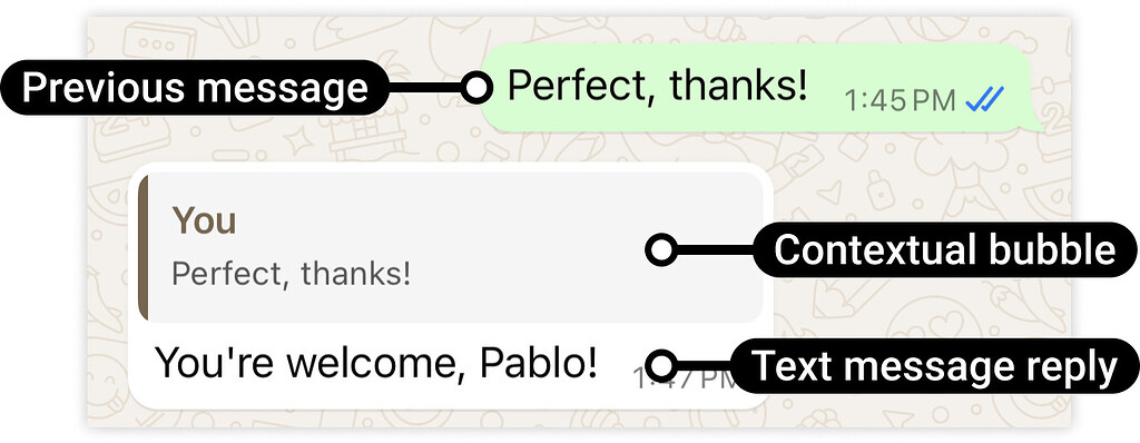 Add message reply option to WhatsApp Message Actions Node - Nodes - n8n ...