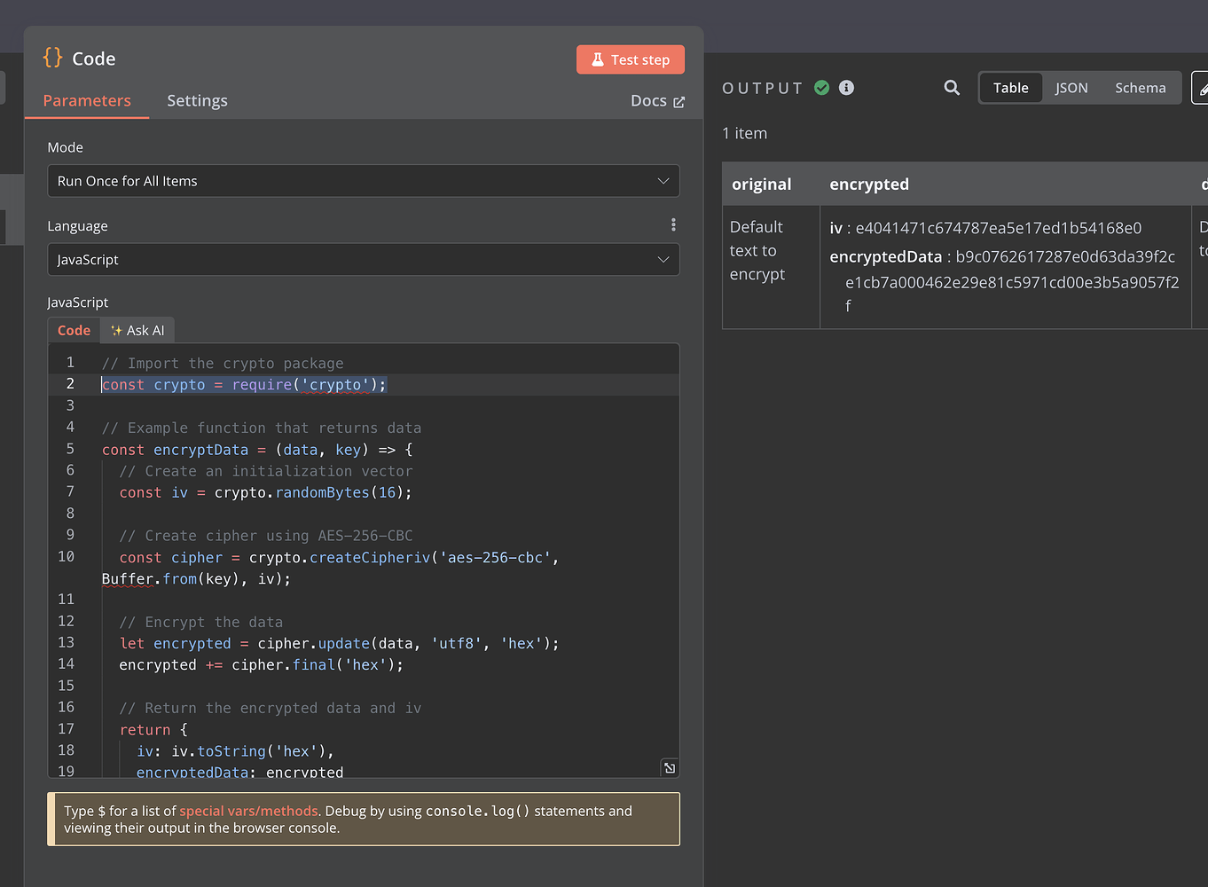 How to uses the Default Node Javascript libraries like Crypto ...