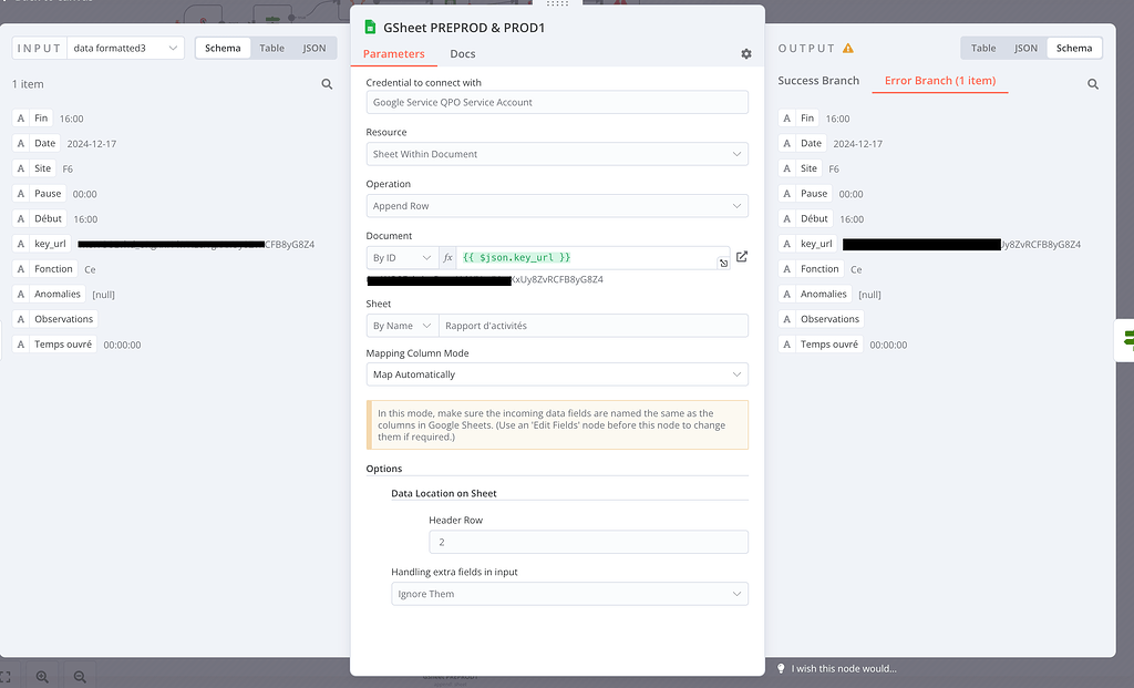 Unknow error in google sheets node - Questions - n8n Community