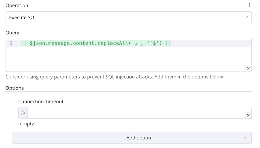 How to troubleshoot MySQL query with parameters? - Questions - n8n Community