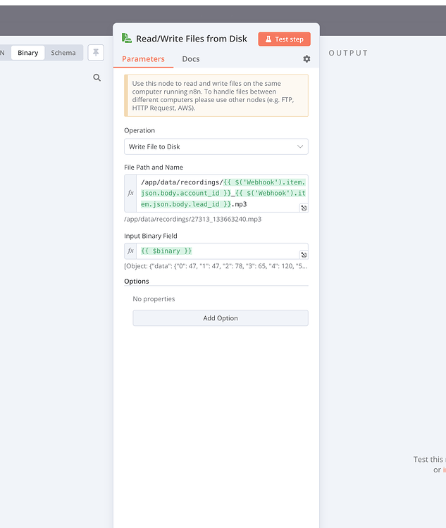 Item has no binary field - mp3 file in base64 - Questions - n8n Community