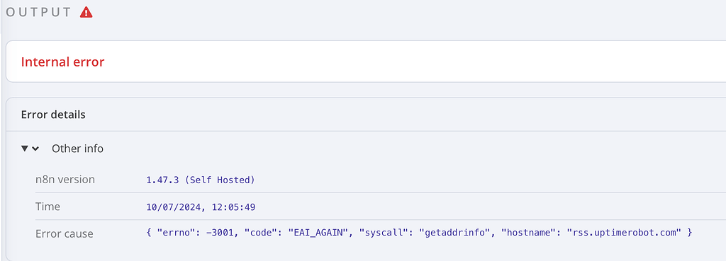 Add "on error" to RSS Feed Trigger - Feature Requests - n8n Community